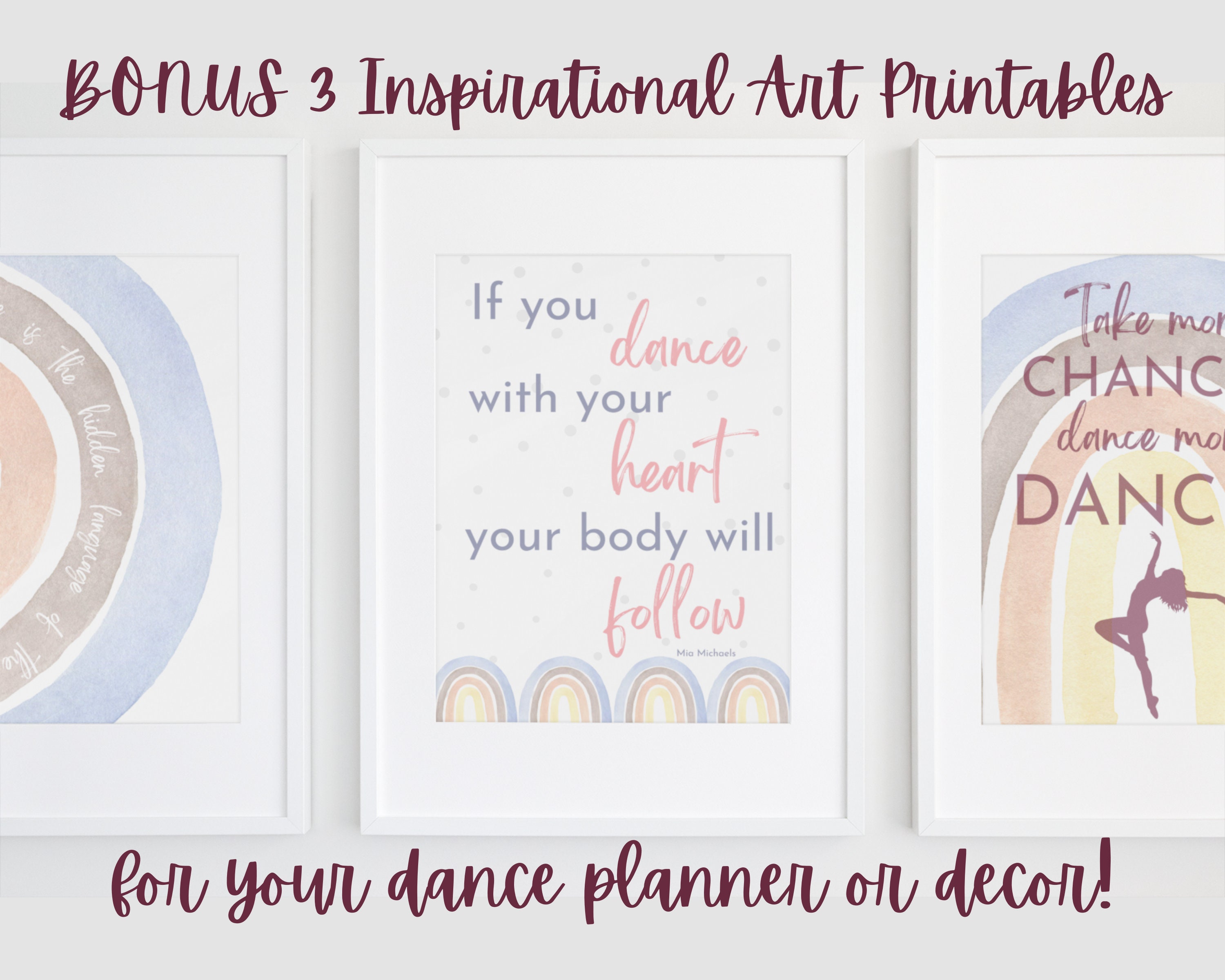 Dance Teacher Planner Bundle | Choreography Planning, Dance Studio ...