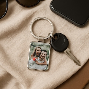 Personalized Photo Keychain, Custom Picture Keychain, Photo Gifts ...