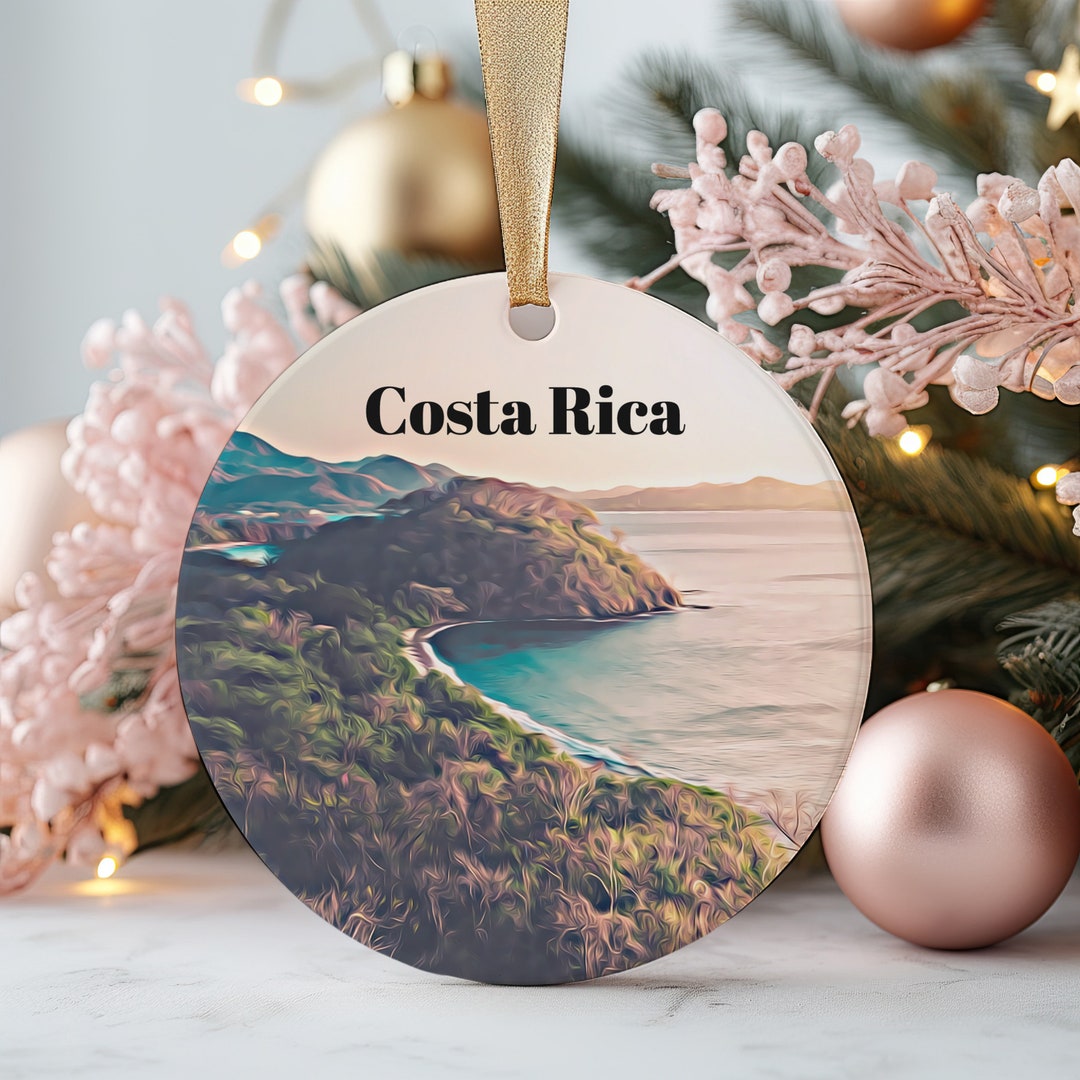 Costa Rica Christmas Ornament, Christmas Gift, Costa Rica Gift, Costa ...