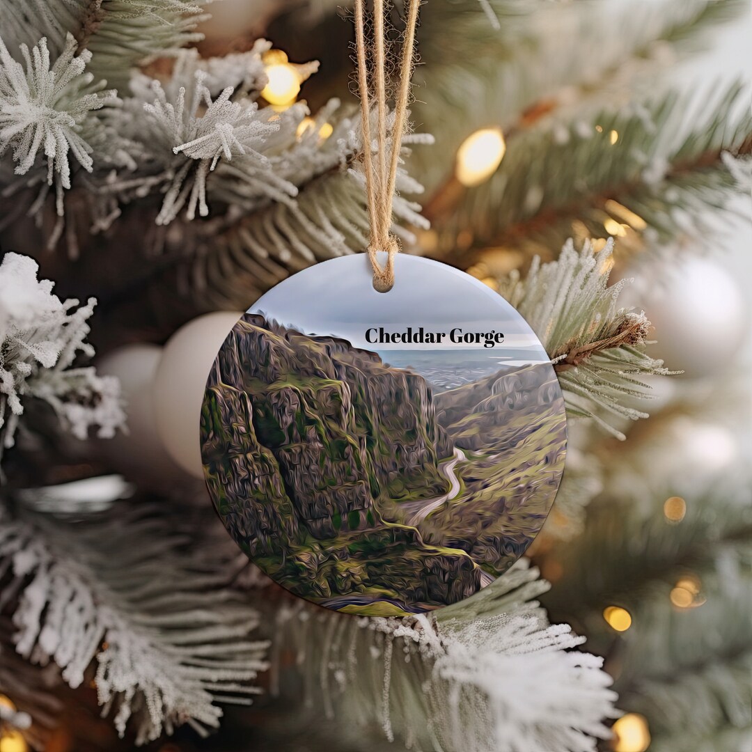 Cheddar George Ornament, Christmas Ornament, Cheddar George Gift ...