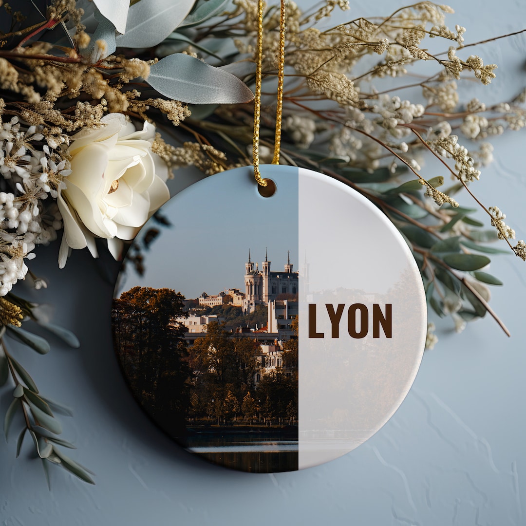 Lyon Ornament, Christmas Ornament, Lyon Gift, Christmas Gift, Christmas ...