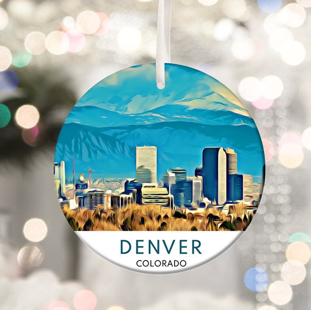 Denver Ornament, Denver Gift, Christmas Ornament, Denver Christmas ...