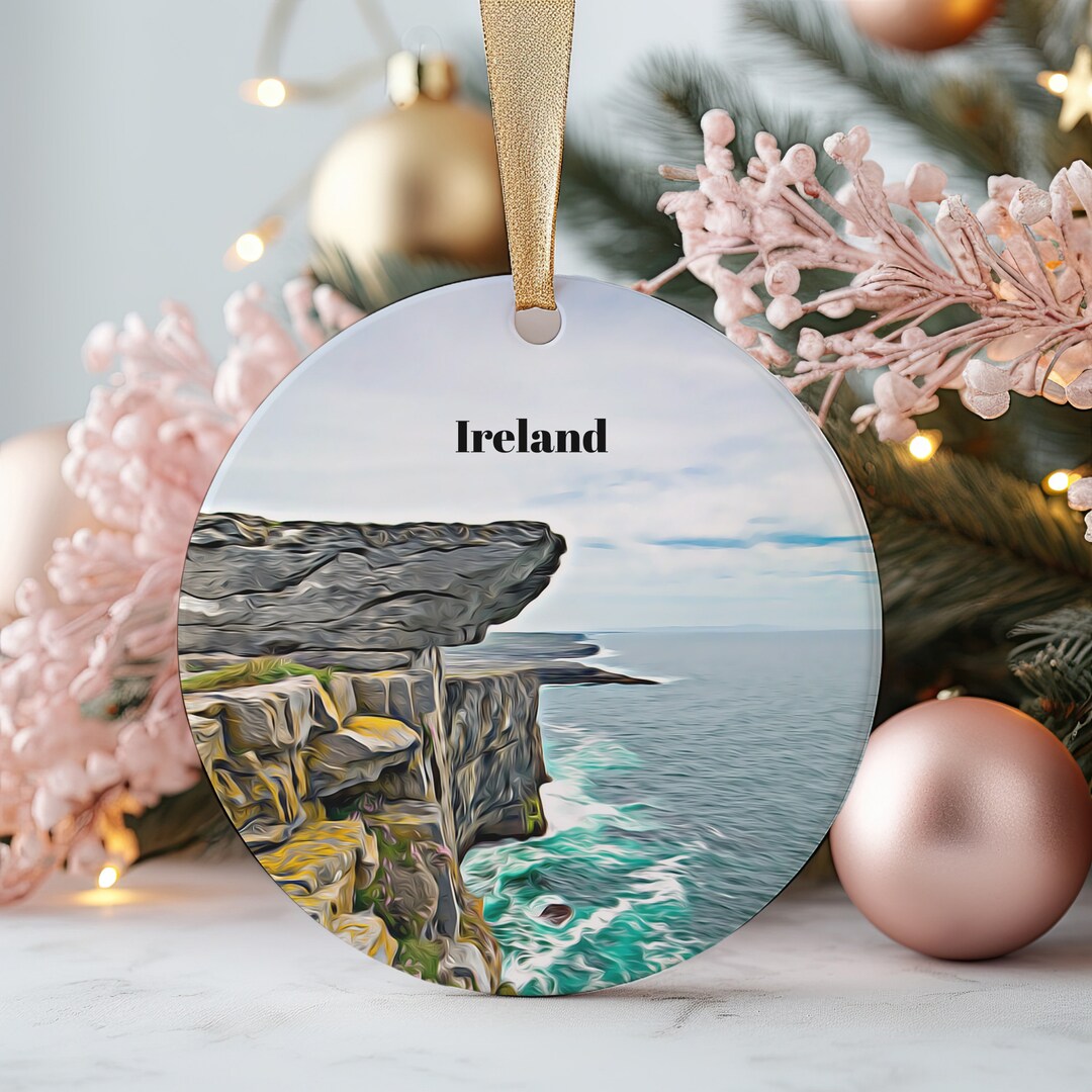 Ireland Ornament, Christmas Ornament, Ireland Gift, Christmas Gift ...