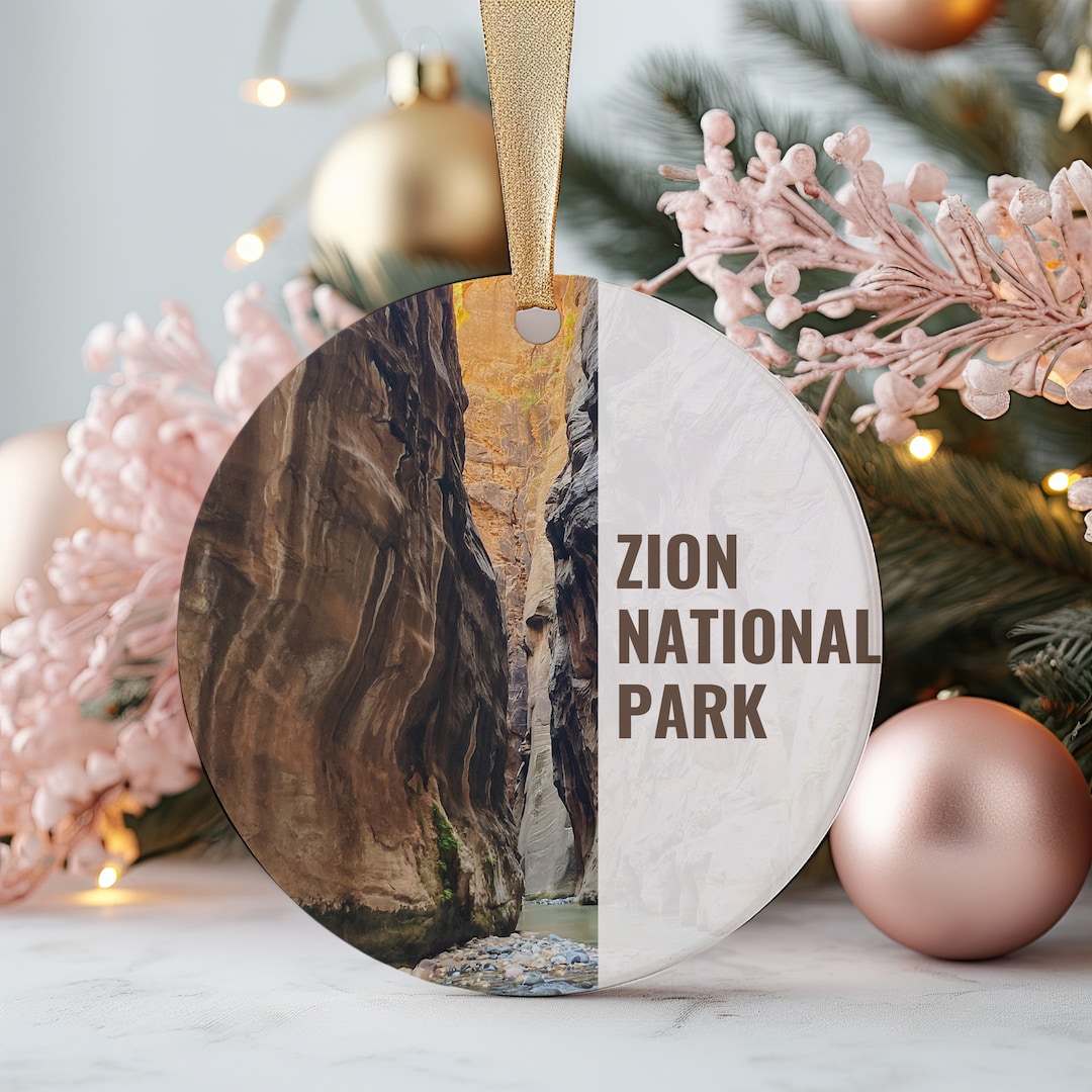 Zion National Park Christmas Ornament, Christmas Gift, Zion National ...