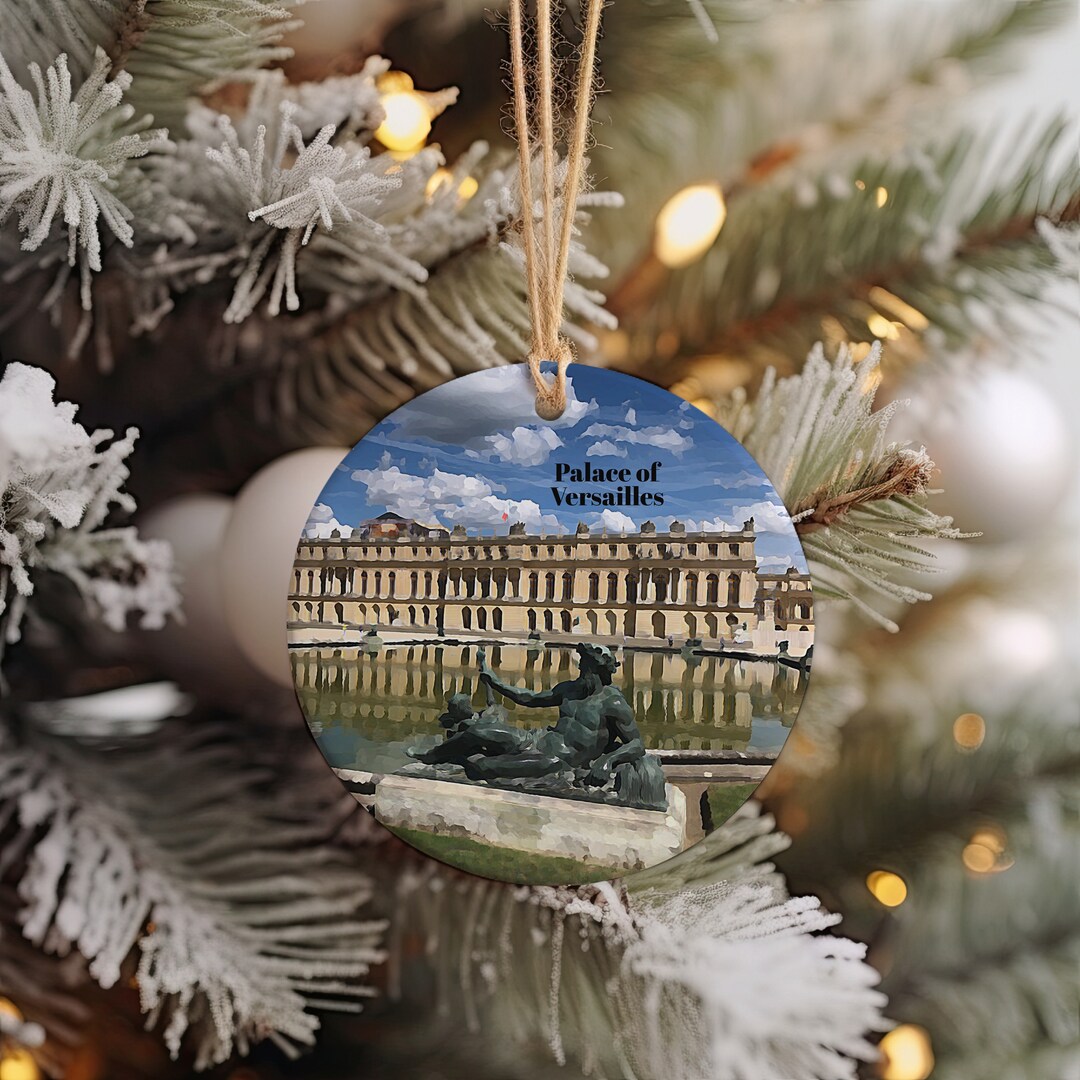 Palace of Versailles Christmas Ornament, Christmas Gift, Palace of ...