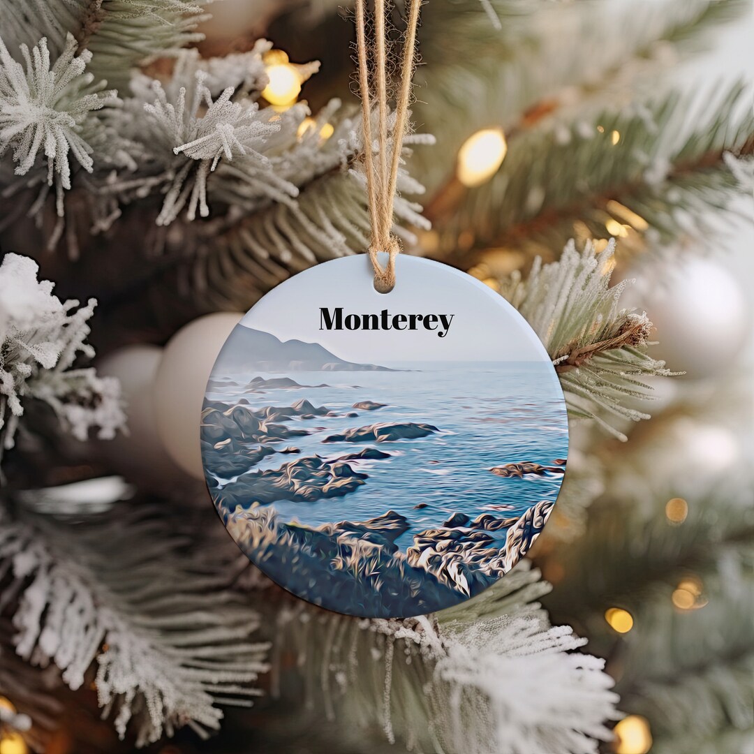 Monterey Christmas Ornament, Christmas Gift, Monterey Gift, Monterey ...