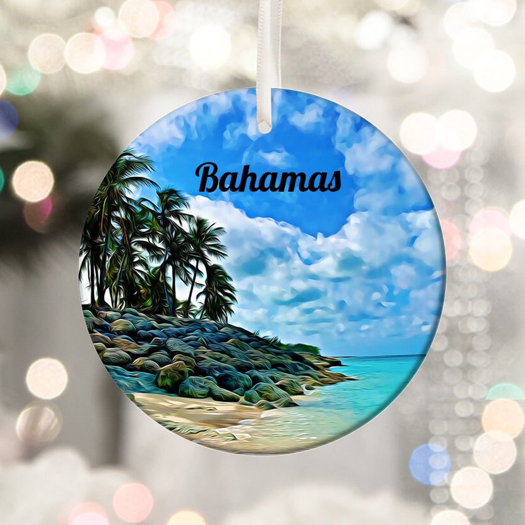 Bahamas Ornament, Bahamas Gift, Bahamas Souvenir, Bahamas Christmas ...