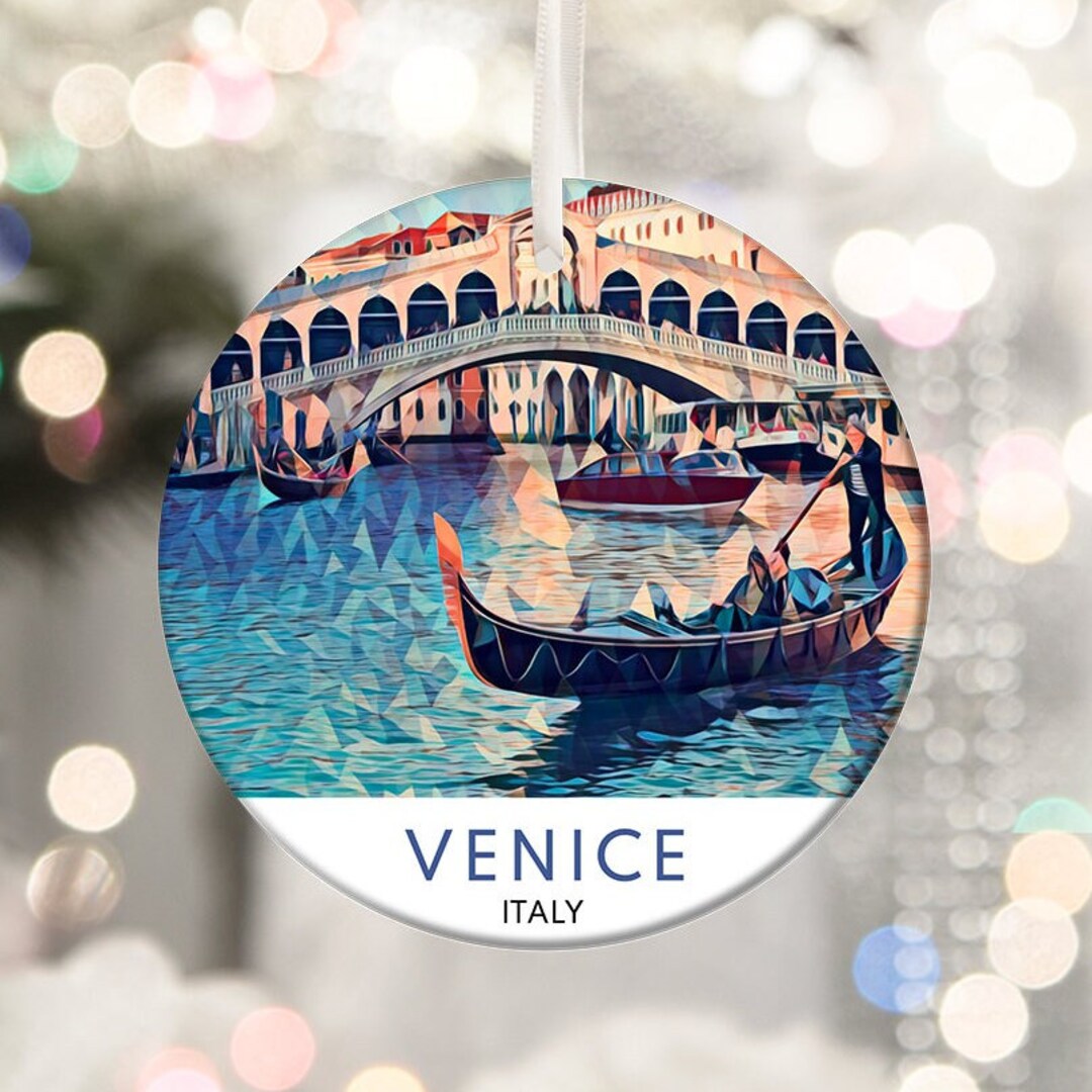 Venice Ornament, Venice Christmas, Christmas Ornament, Venice Gift ...