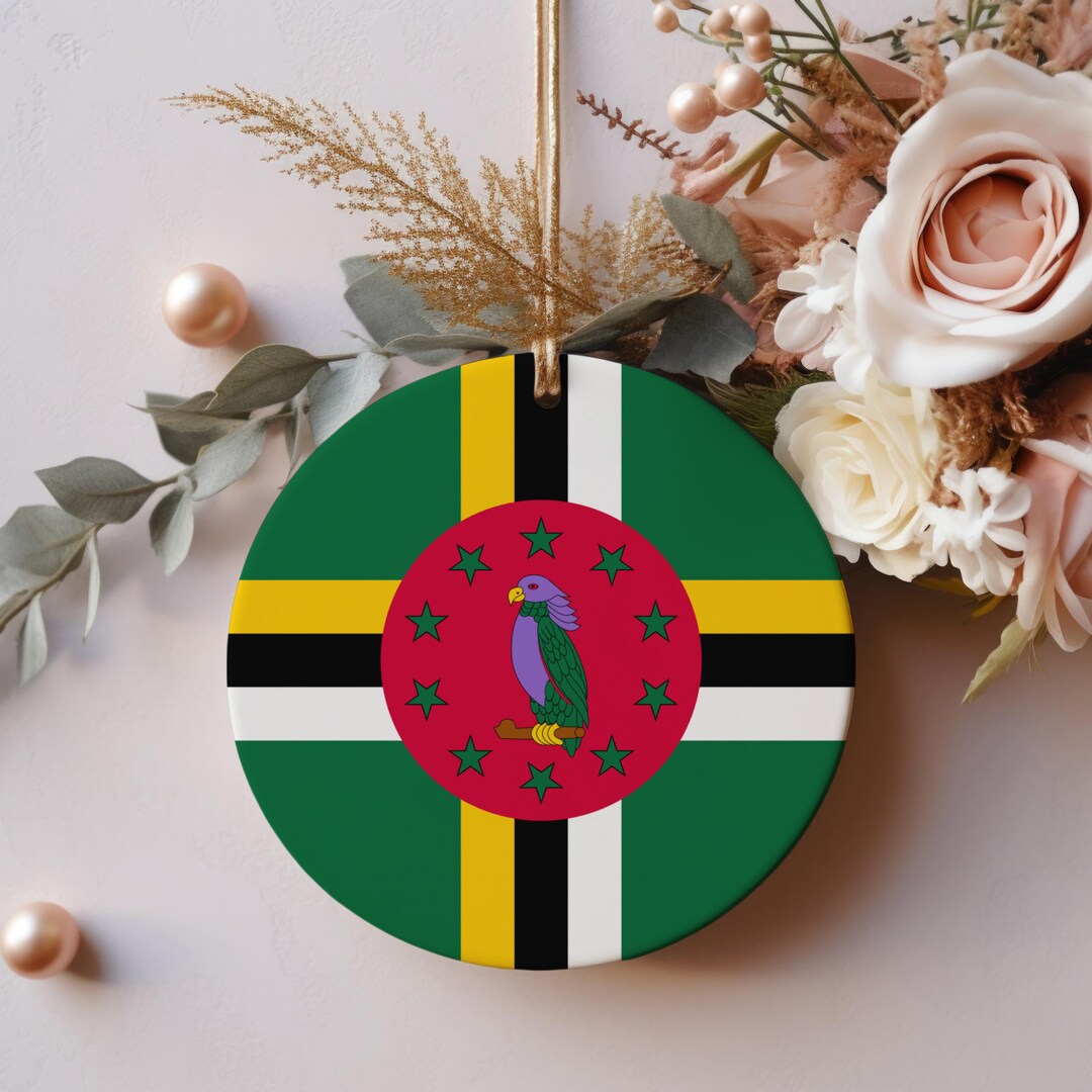 Dominica Ornament, Christmas Ornament, Dominica Gift, Travel Christmas ...