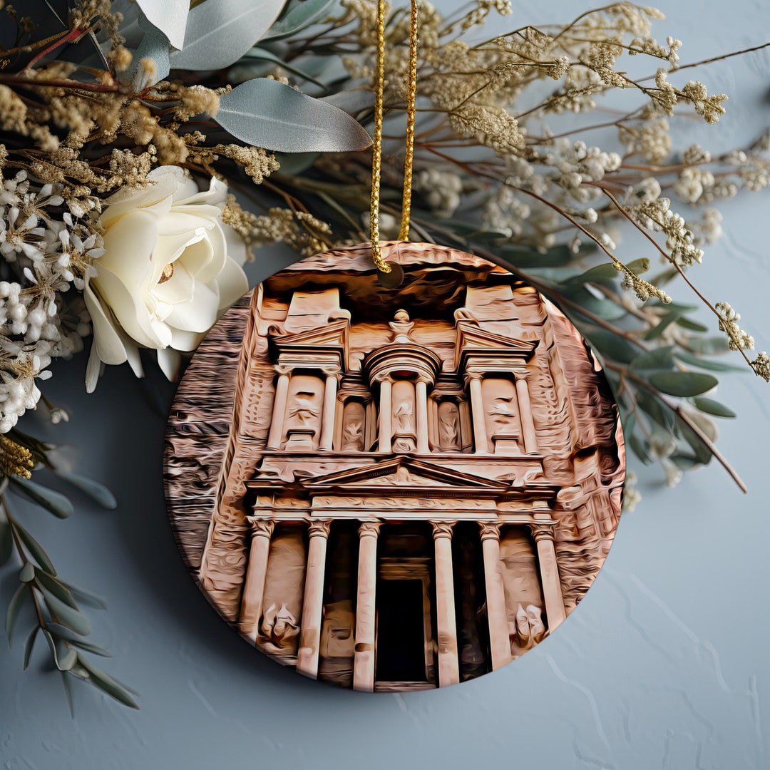 Petra Christmas Ornament, Christmas Gift, Petra Gift, Petra Travel ...