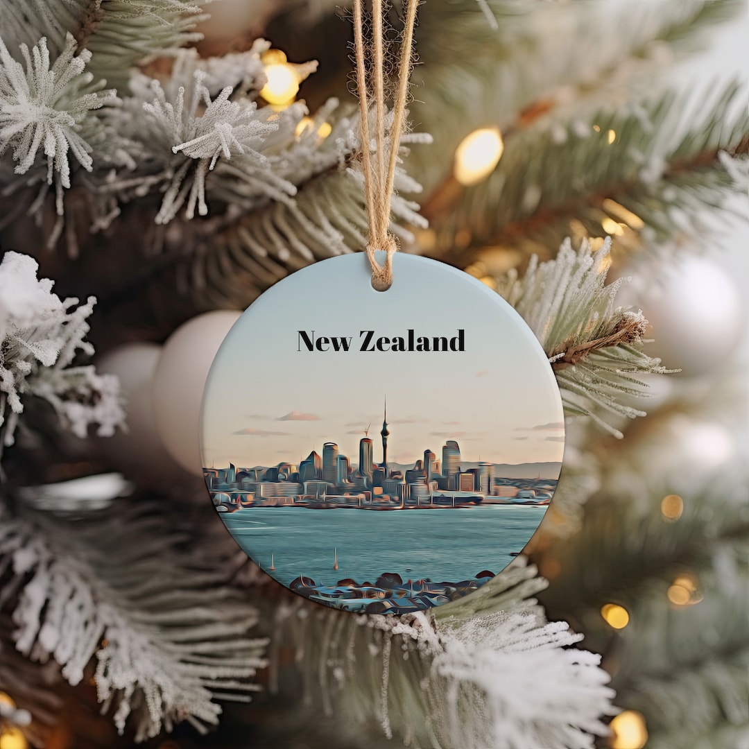 New Zealand Ornament, Christmas Ornament, New Zealand Gift, Christmas ...