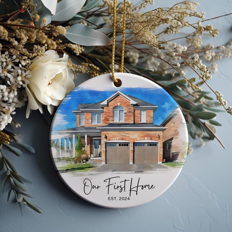 First House Ornament - Etsy