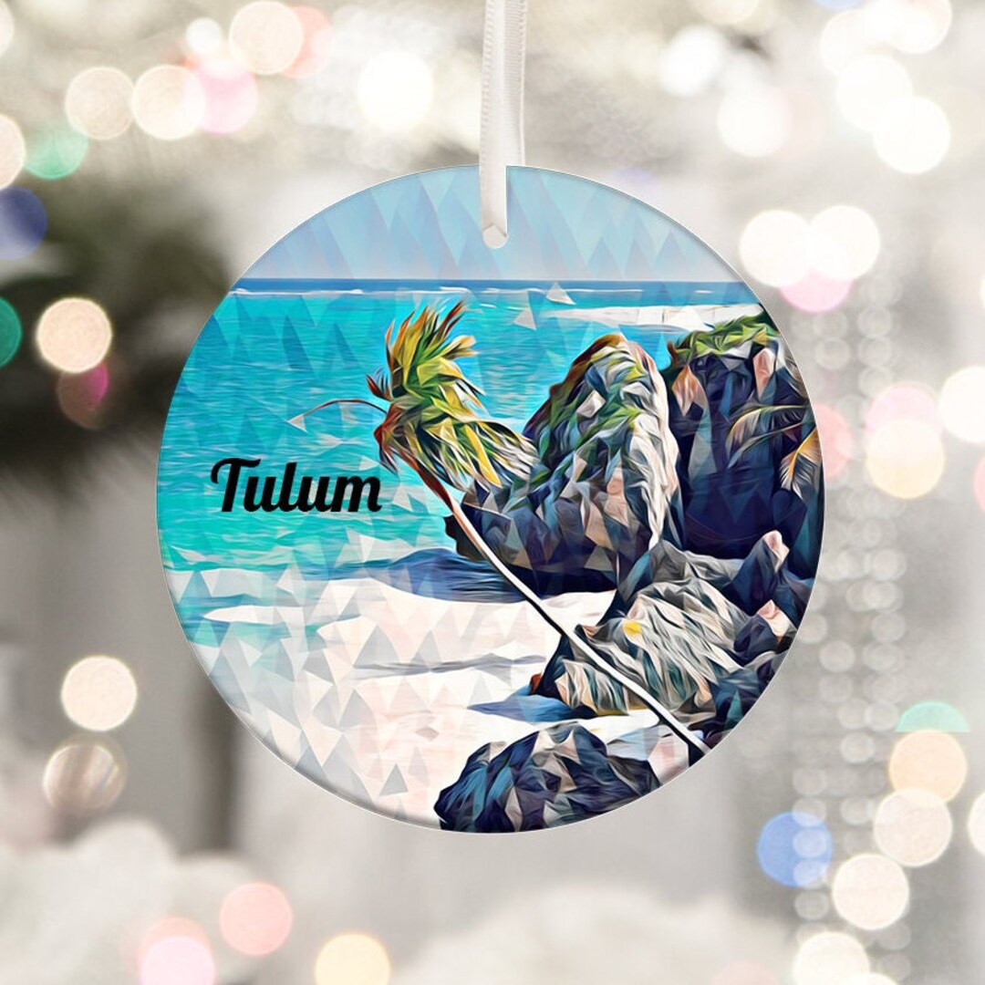 Tulum Ornament, Tulum Gift, Tulum Souvenir, Tulum Christmas, Christmas ...
