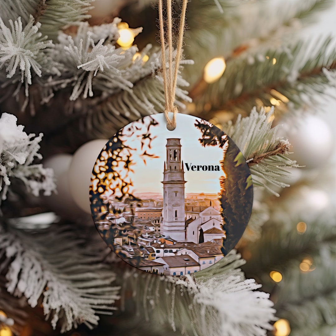 Verona Christmas Ornament, Christmas Gift, Verona Gift, Verona Travel ...