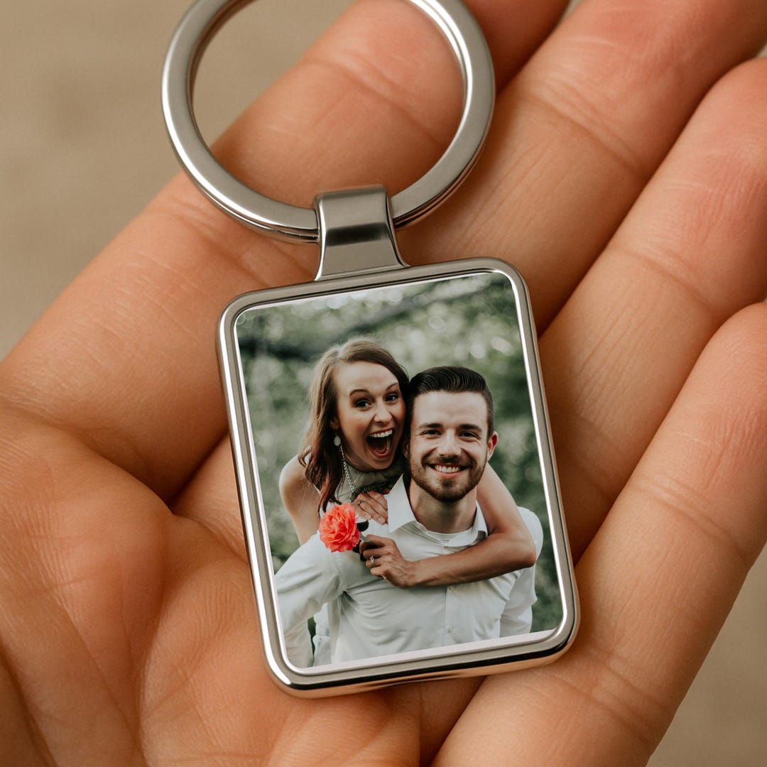 Personalized Photo Keychain, Custom Picture Keychain, Photo Gifts ...