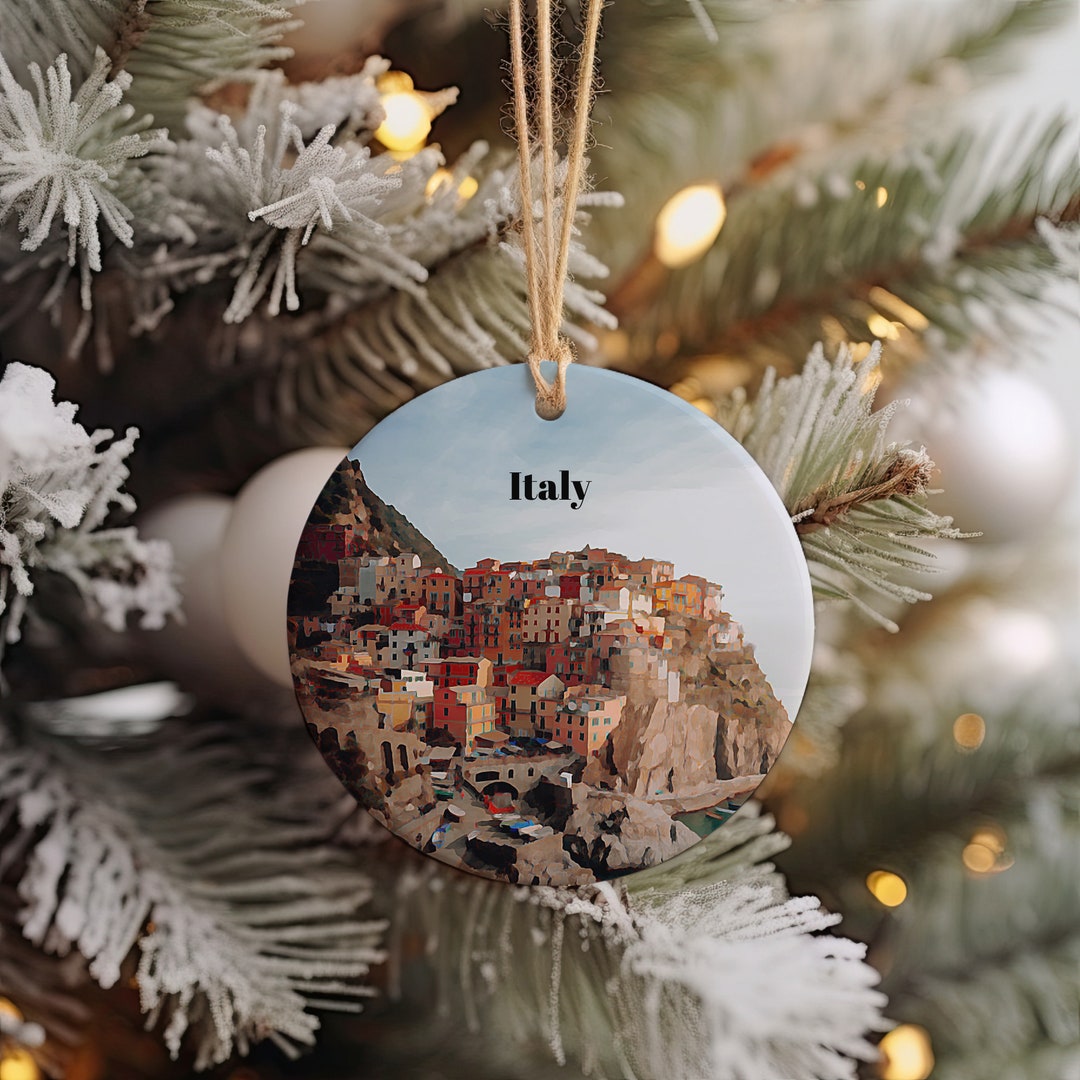 Italy Ornament, Christmas Ornament, Italy Gift, Christmas Gift ...