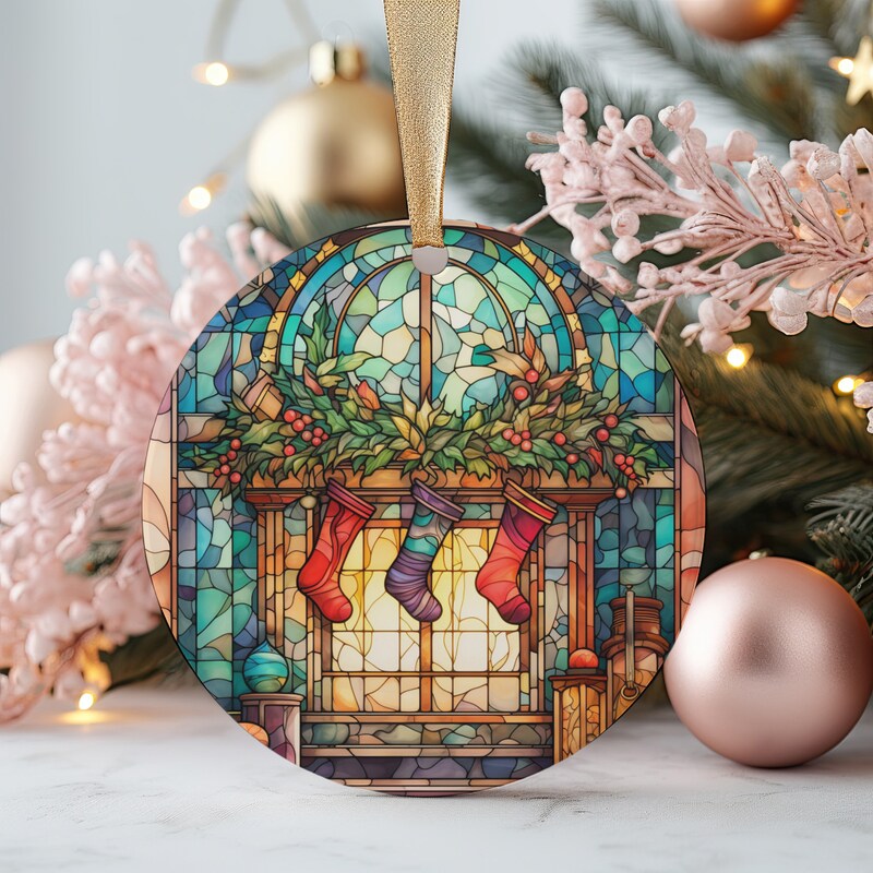 Stained Glass Fireplace - Etsy