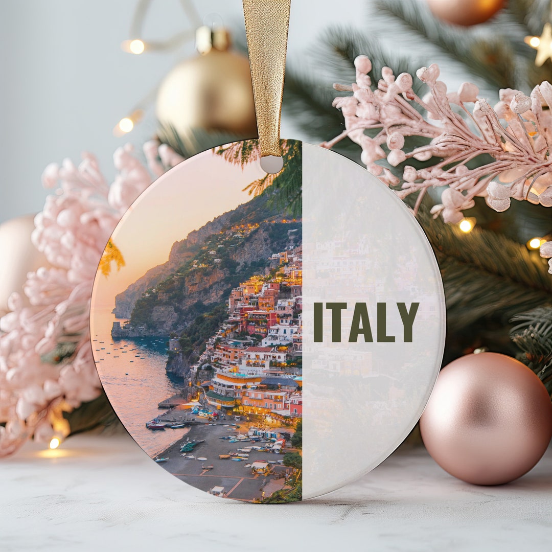 Italy Ornament, Christmas Ornament, Italy Gift, Christmas Gift, Italy ...
