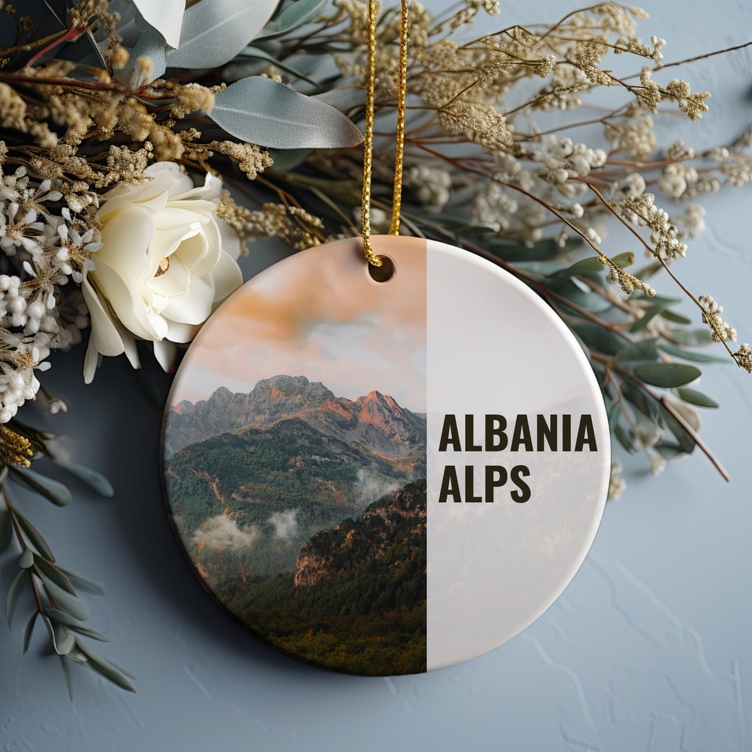 Albania Alps Christmas Ornament, Christmas Gift, Albania Alps Gift ...