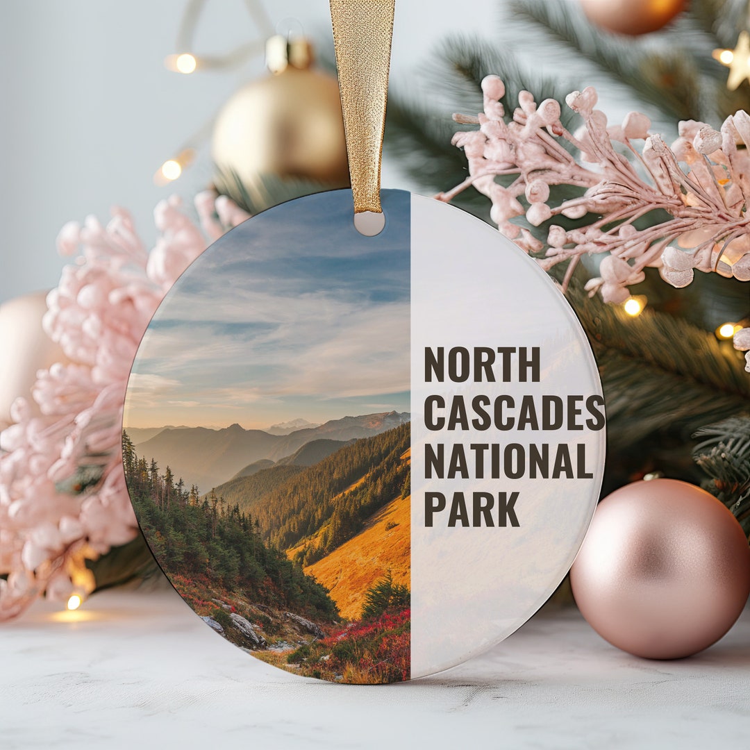 North Cascades National Park Ornament, Christmas Ornament, North ...