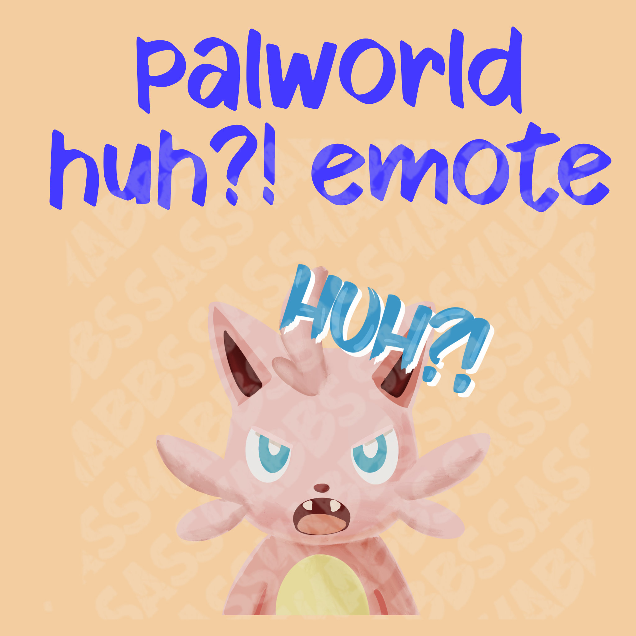 Palworld HUH Emote - Etsy