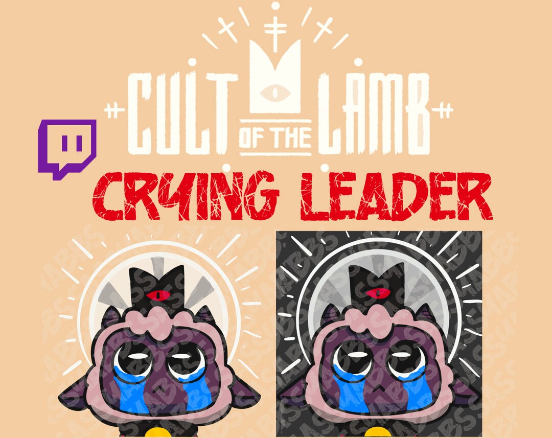 Cult of the Lamb CRYING - Etsy