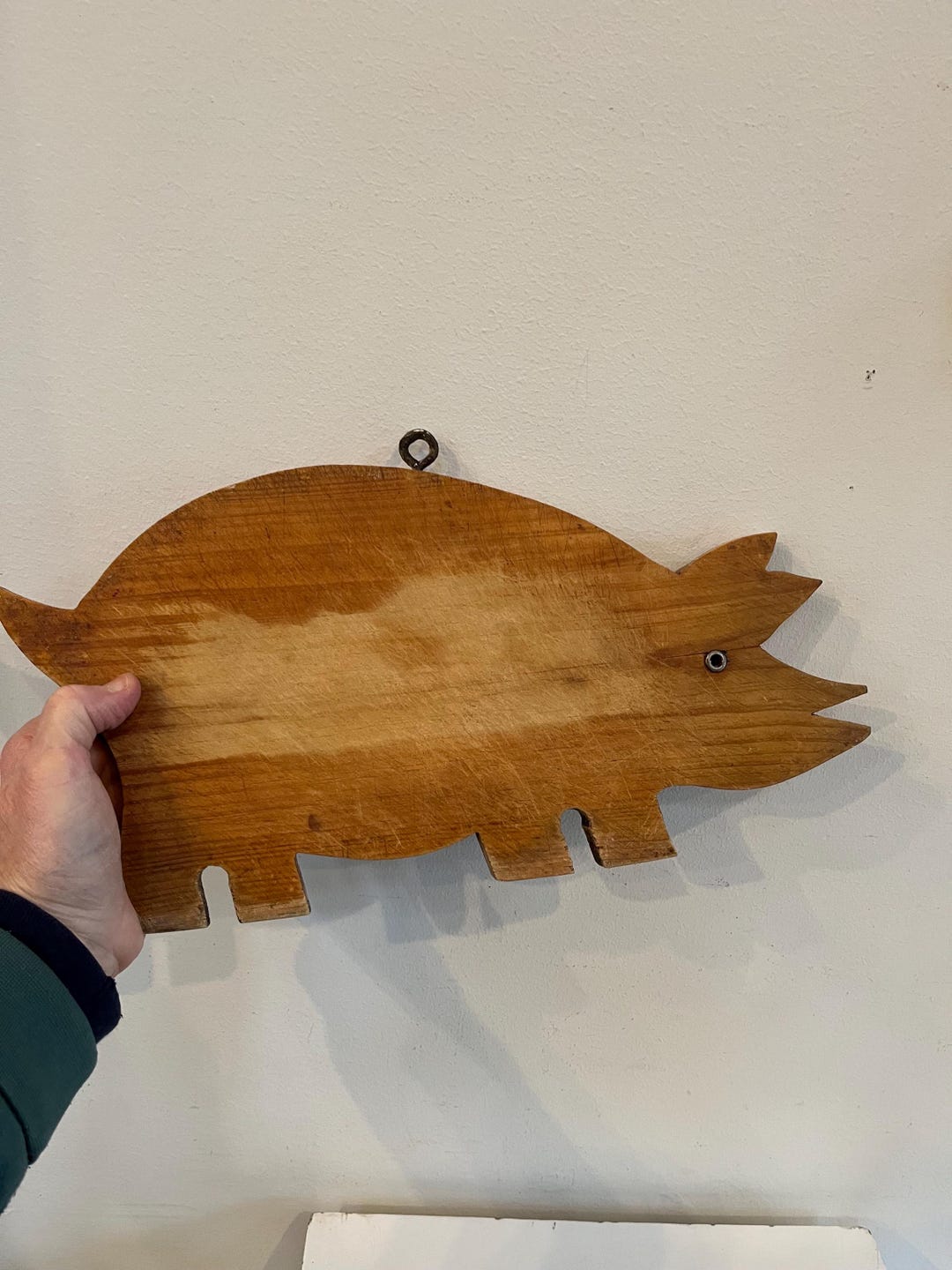 Vintage Wood Pig Cutting or Charcuterie Board - Etsy