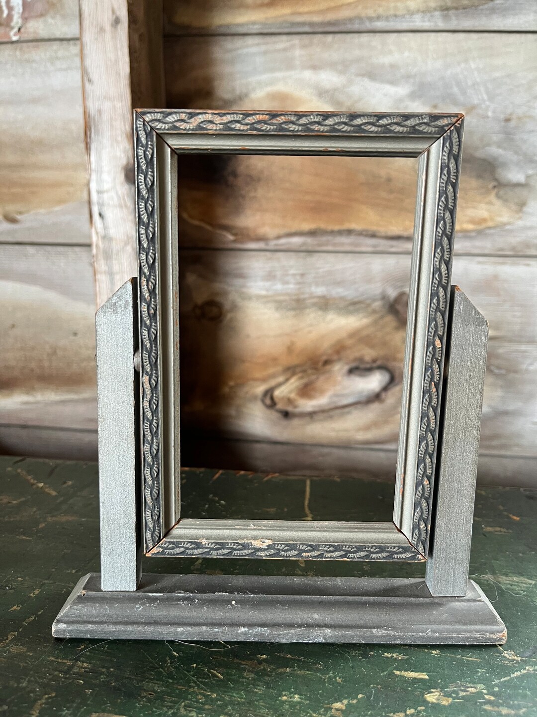 Small Wood Tilt Frame on a Base - Etsy