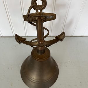 Vintage Brass Wall Mount Bell - Etsy