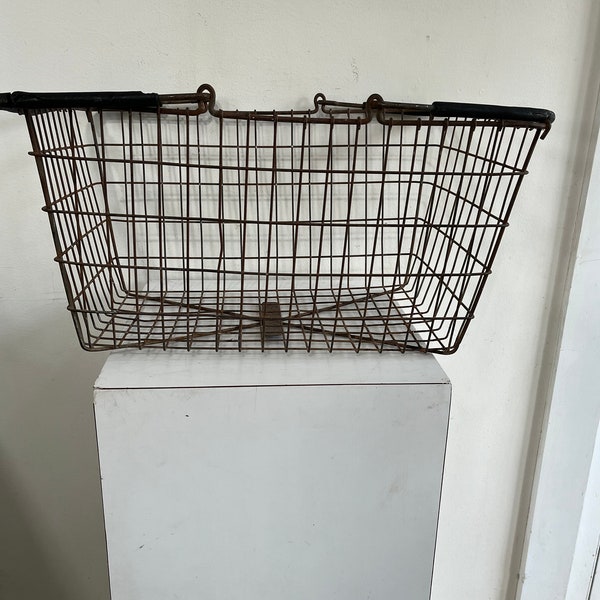 Vintage Wire Basket - Etsy