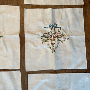 Embroidered Quilt Squares - Etsy