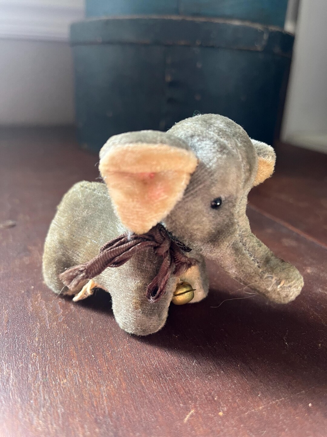 Small Vintage Stuffed Elephant - Etsy