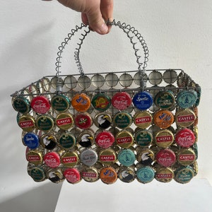 Vintage Bottle Cap Basket - Etsy