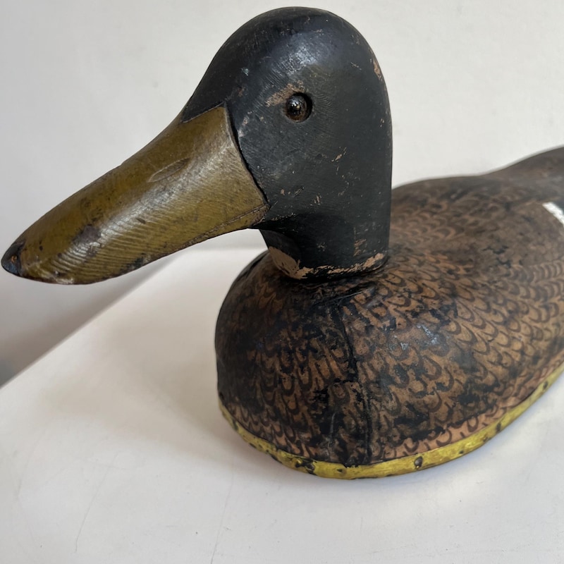 Antique Vintage Wood Duck Decoy - Etsy