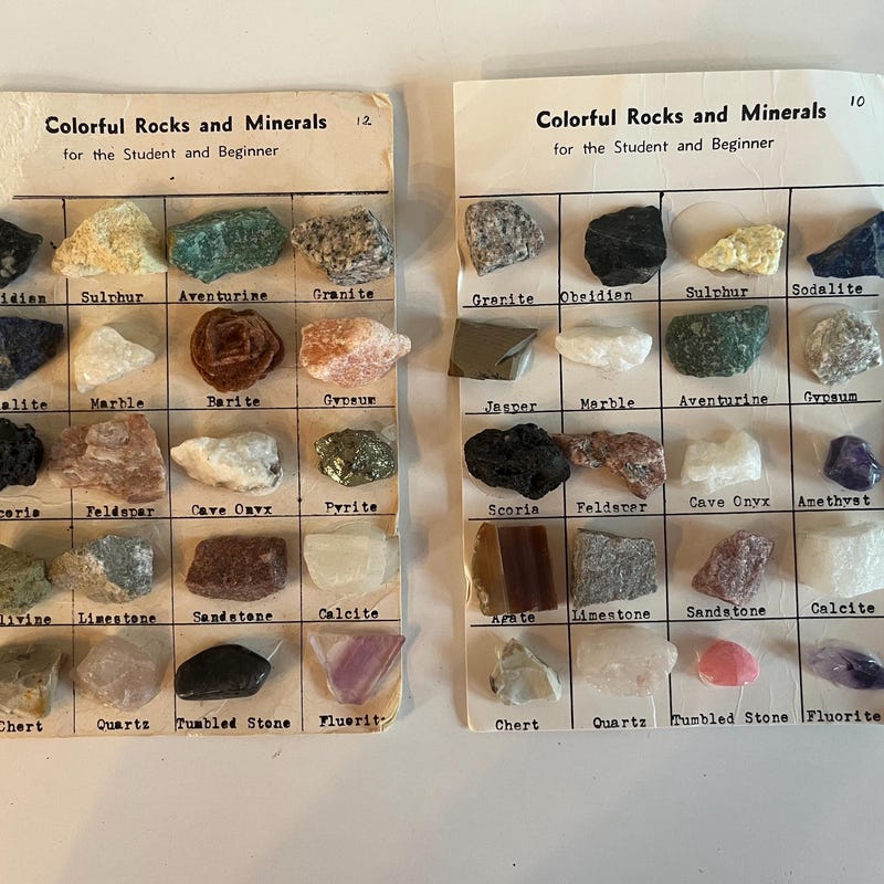 Rocks and Minerals - Etsy
