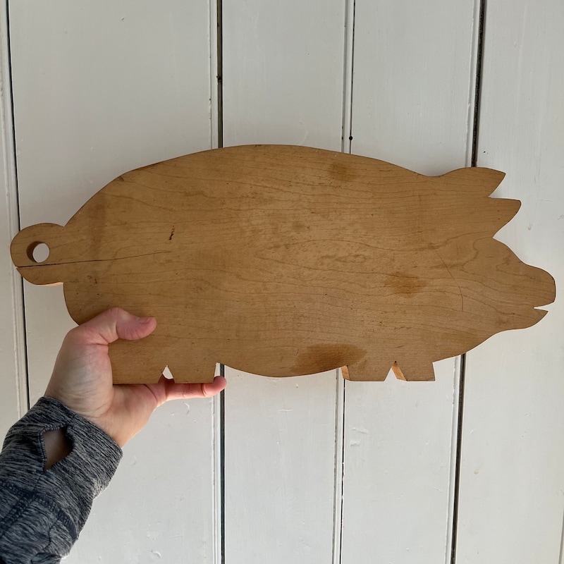Pig Cutting Board - Etsy