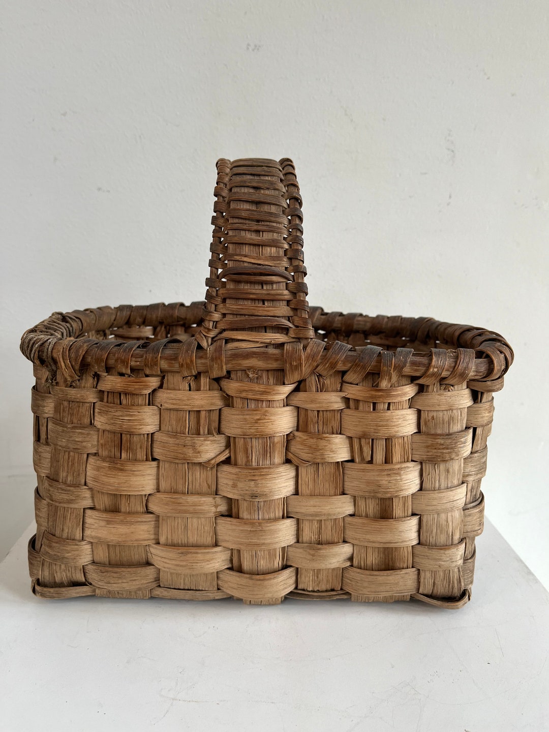 Sweet Vintage Make Do Splint Basket - Etsy