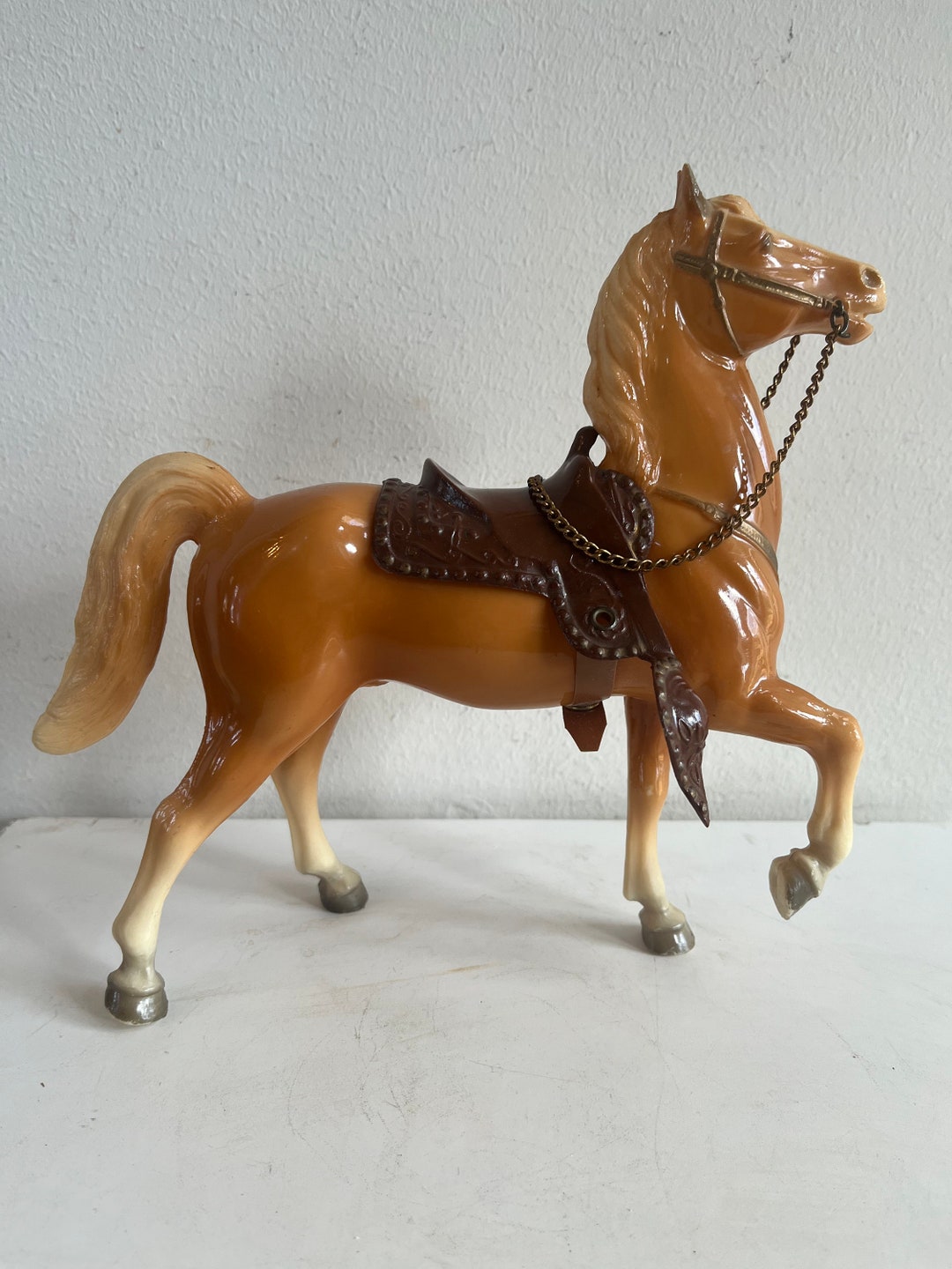 Vintage Palomino Cowboy Pony Horse - Etsy