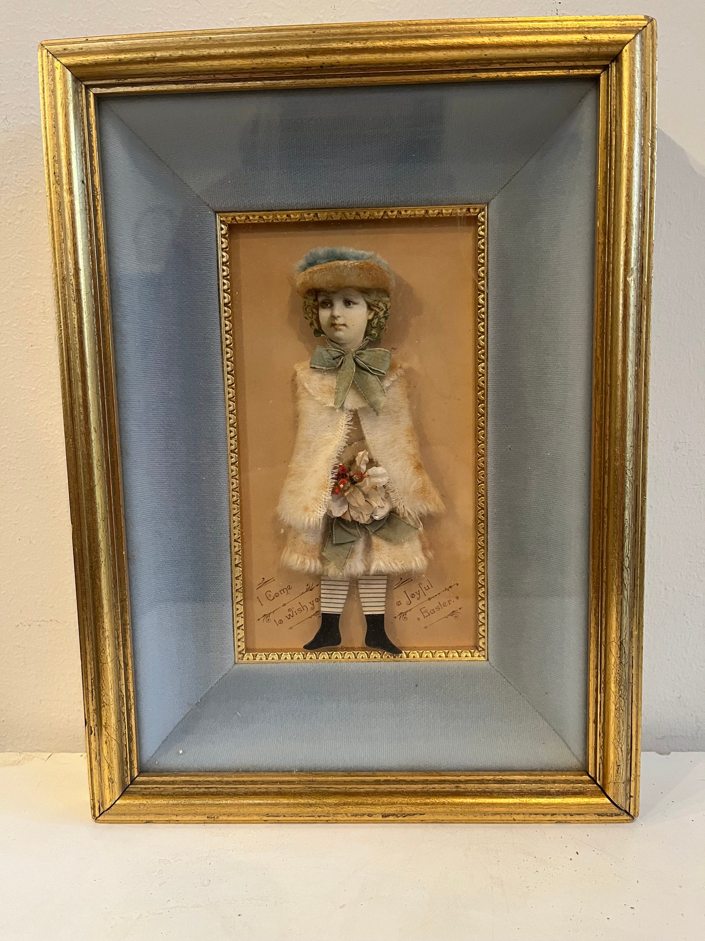 Vintage Joyful Easter Shadow Box - Etsy