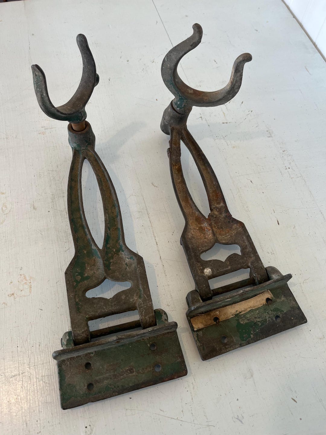 Old Long Metal Oar Locks and Brackets - Etsy