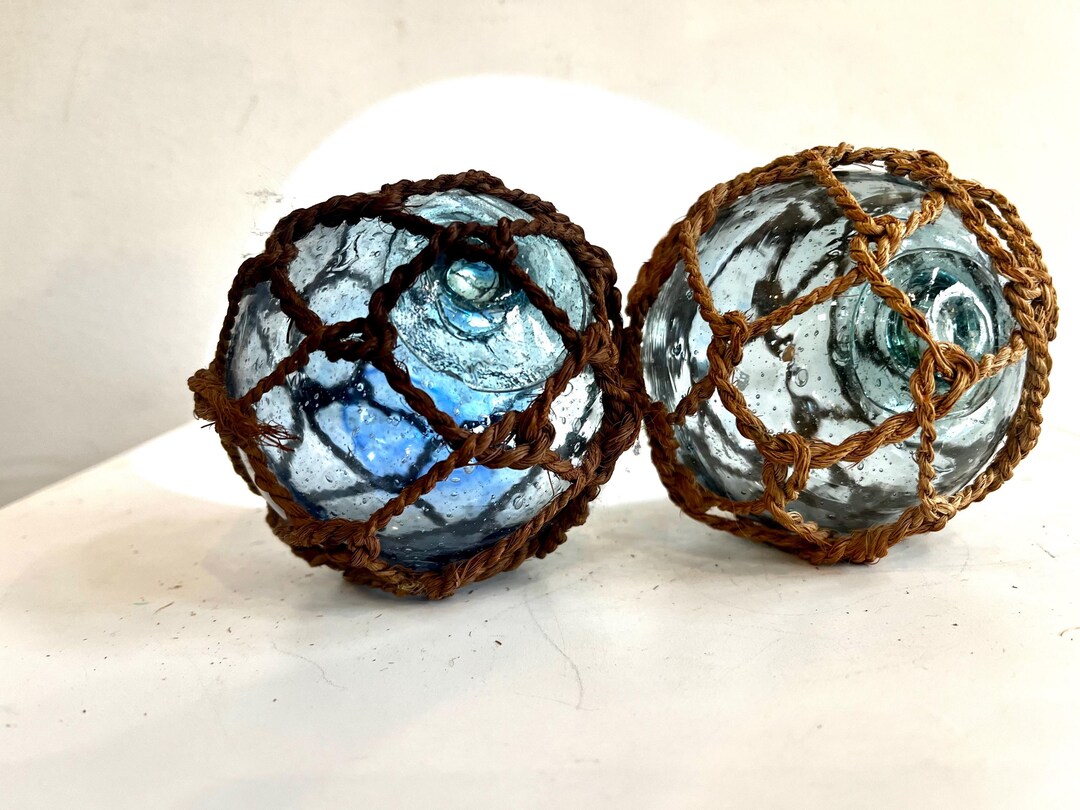 Old Hand Blown Glass Fishing Floats - Etsy