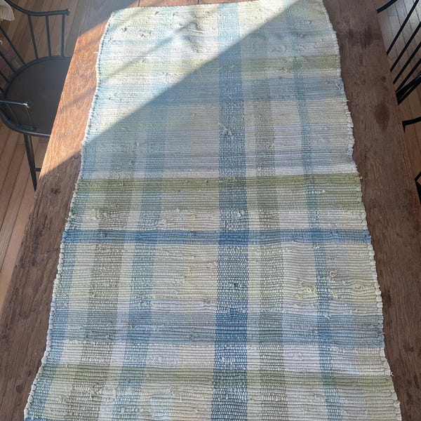 Rag Rug Runner - Etsy