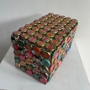 Vintage Bottle Cap Basket - Etsy
