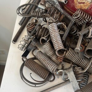 Large Collection of Springs in an Old Can - Etsy