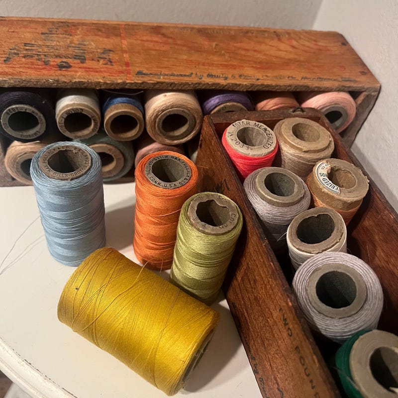 Old Thread Spools - Etsy