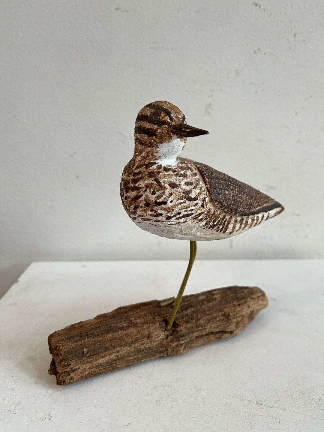 Carved Wood Shore Bird - Etsy