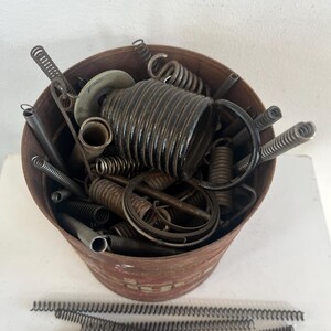 Large Collection of Springs in an Old Can - Etsy