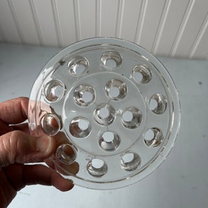 Large Glass Flower Frog - Etsy