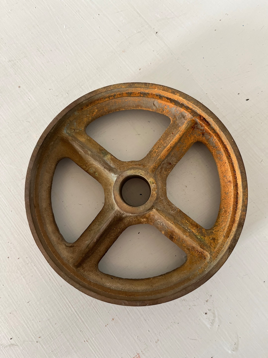 Small Industrial Metal Pulley Wheel - Etsy