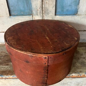 Antique Red Painted Pantry Box - Etsy